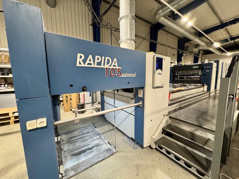 4 color Used KBA Rapida 105-4+L PWVA Universal year 2006 | PressCity