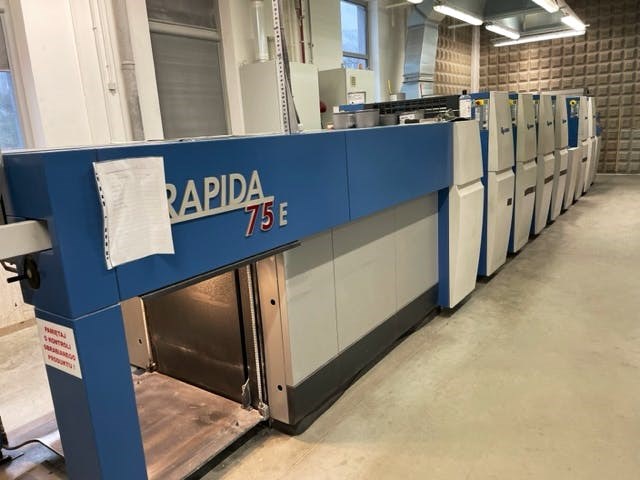 5 color Used KBA Rapida 75E-5 SW2+L year 2011 | PressCity