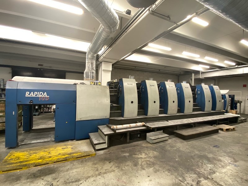 6 color Used KBA Rapida 105 6 SW2 year 2006 | PressCity