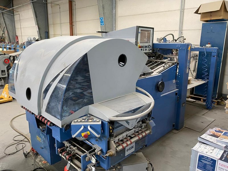 Used MBO folding machine K800.2/6SKTL Palamides Alpha 500 year 2005 ...