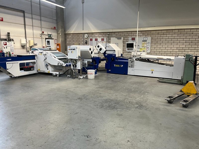 Used MBO folding machine T800/44+Z2+Palamides A700 year 2019 | PressCity