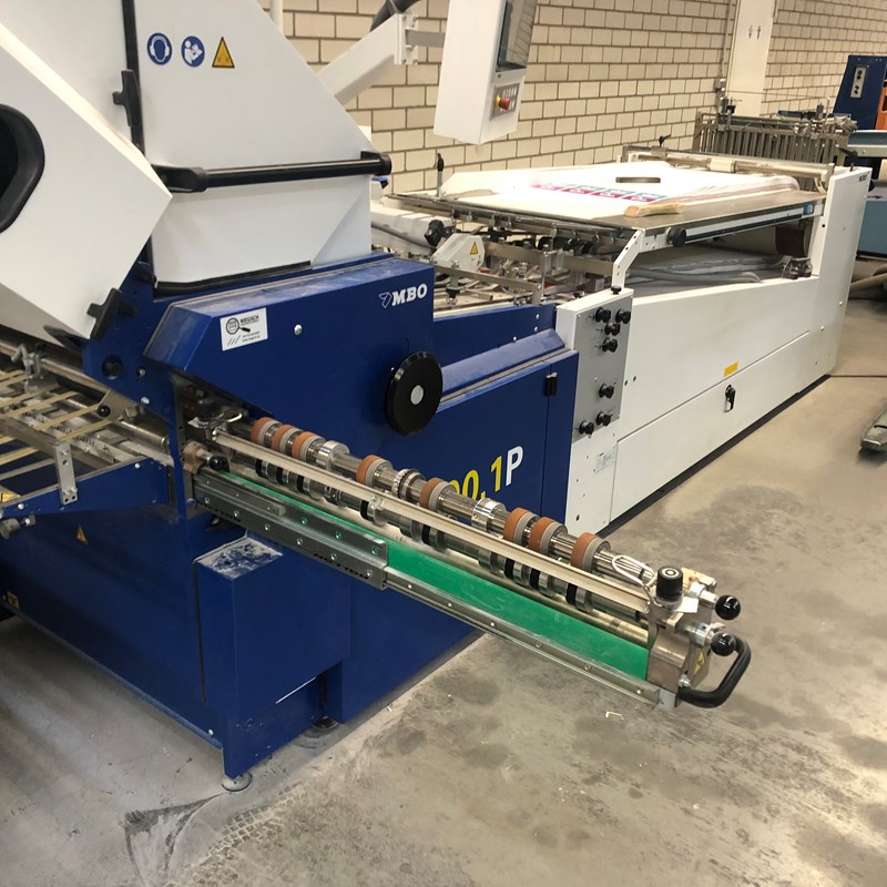 Used MBO folding machine T800/44+Z2+Palamides A700 year 2019 | PressCity