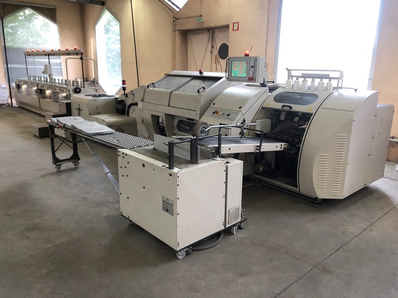 Used Meccanotecnica sewing line Uniplex year 2008 | PressCity