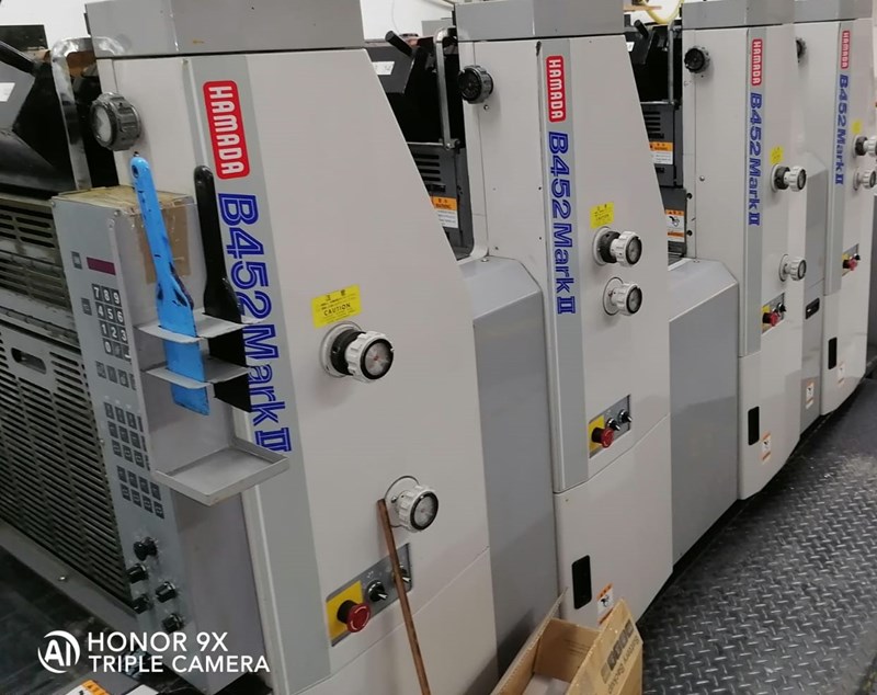 4 color Used Hamada B452 II Mark II year 2007 | PressCity