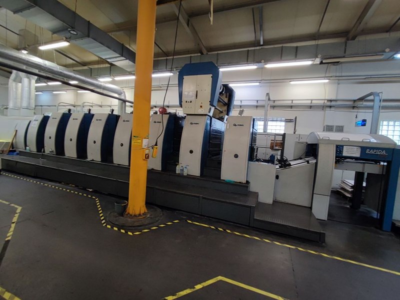 7 color Used KBA Rapida 106-7+L ALV3 Hybrid year 2010 | PressCity