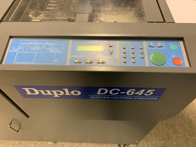 Used Duplo DC-645 Slitter/Cutter/Creaser | PressCity