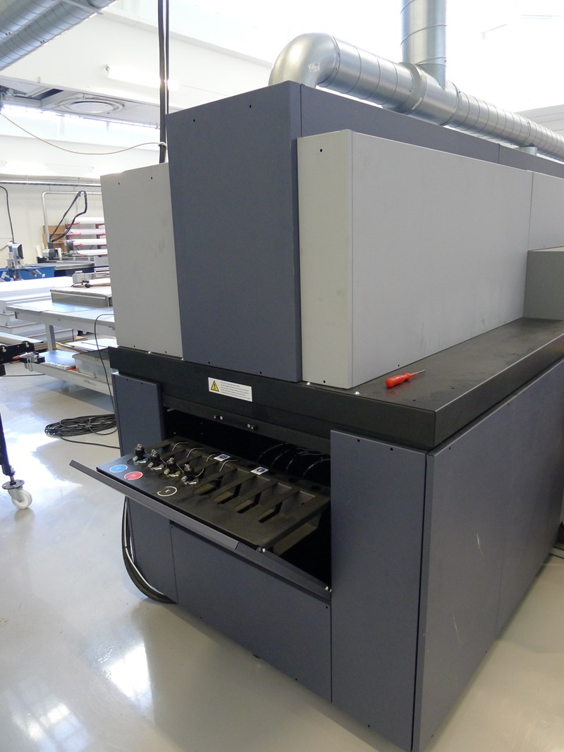 Used Durst Rho P10 200 UV Flatbed printer with roll option year 2012 ...