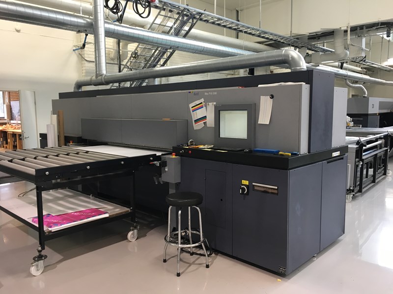 Used Durst Rho P10 200 UV Flatbed printer with roll option year 2012 ...