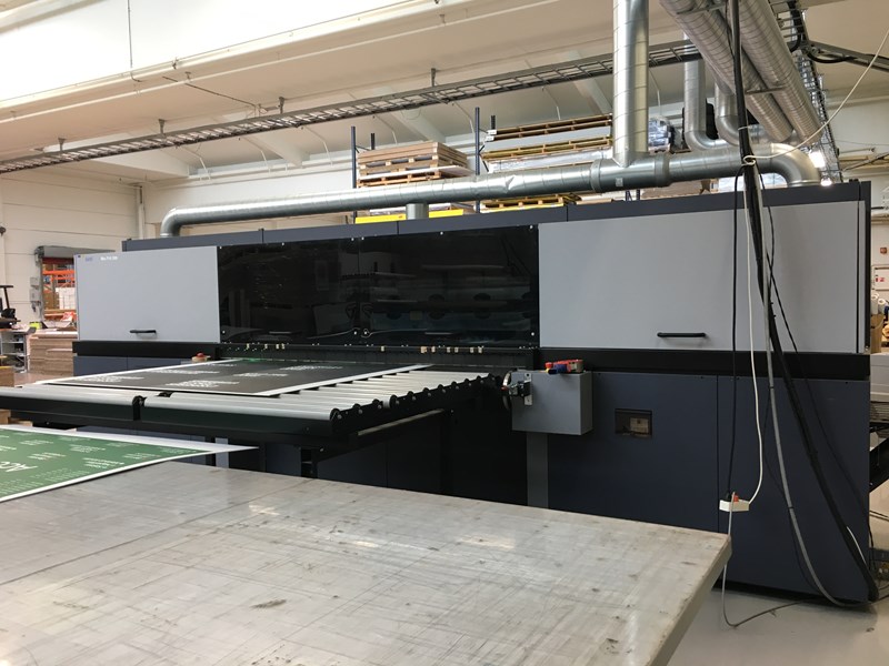 Used Durst Rho P10 200 UV Flatbed printer with roll option year 2012 ...