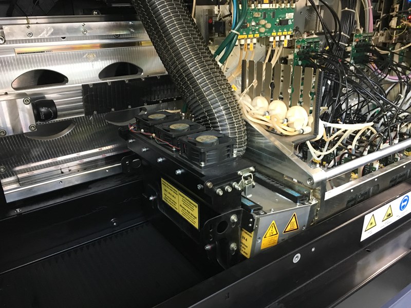 Used Durst Rho P10 200 UV Flatbed printer with roll option year 2012 ...