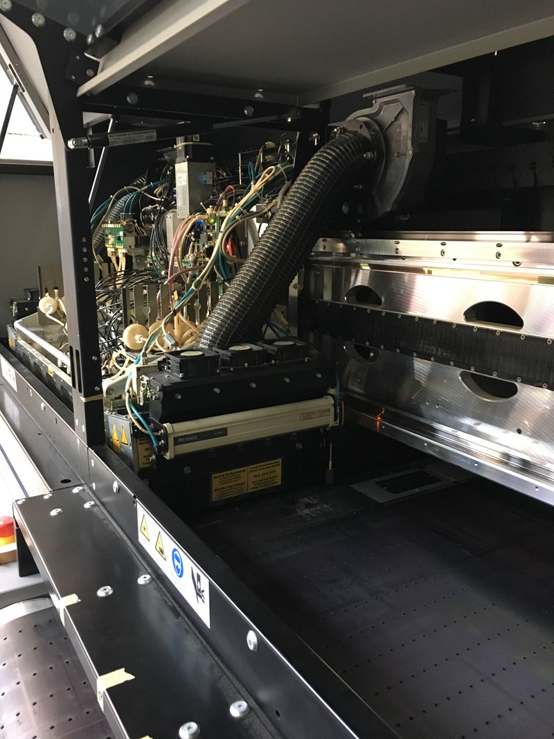 Used Durst Rho P10 200 UV Flatbed printer with roll option year 2012 ...