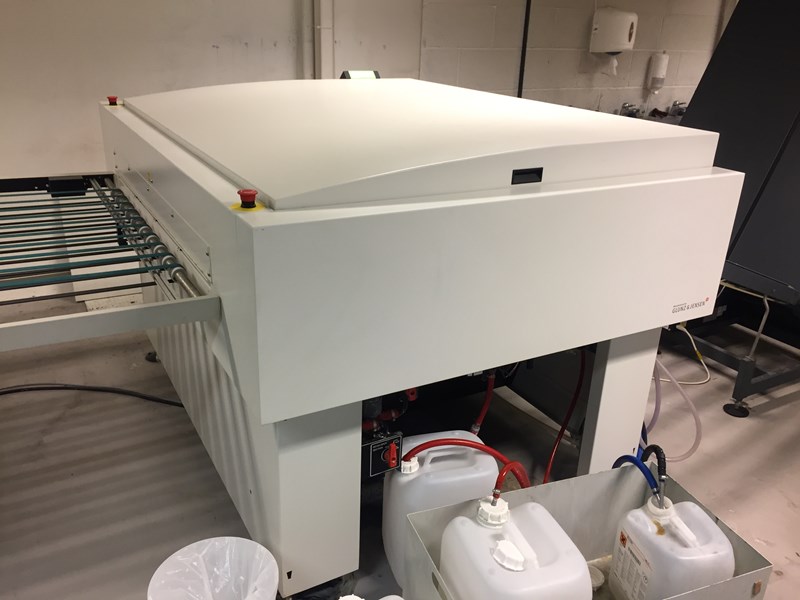 Used Glunz & Jensen Quarz Supreme 125 Thermal plate processor year 2012 ...