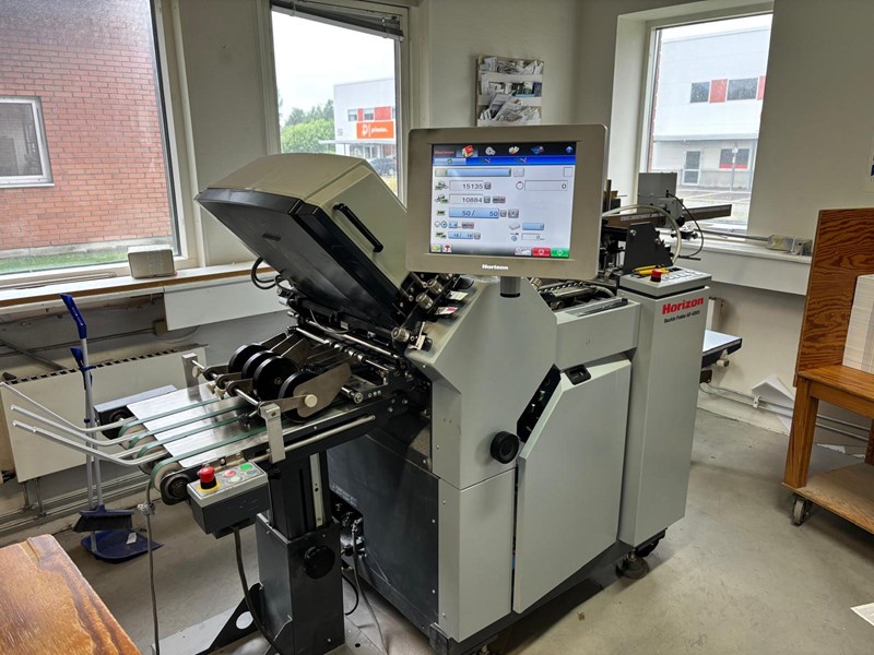 Used Horizon Bucklet folder AF-406S+T-406S and ED-40S standing delivey ...