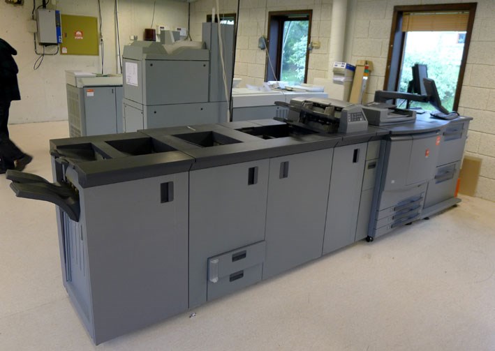 Used Océ CS 650 Digital Color Press with Booklet Maker year 2008 ...