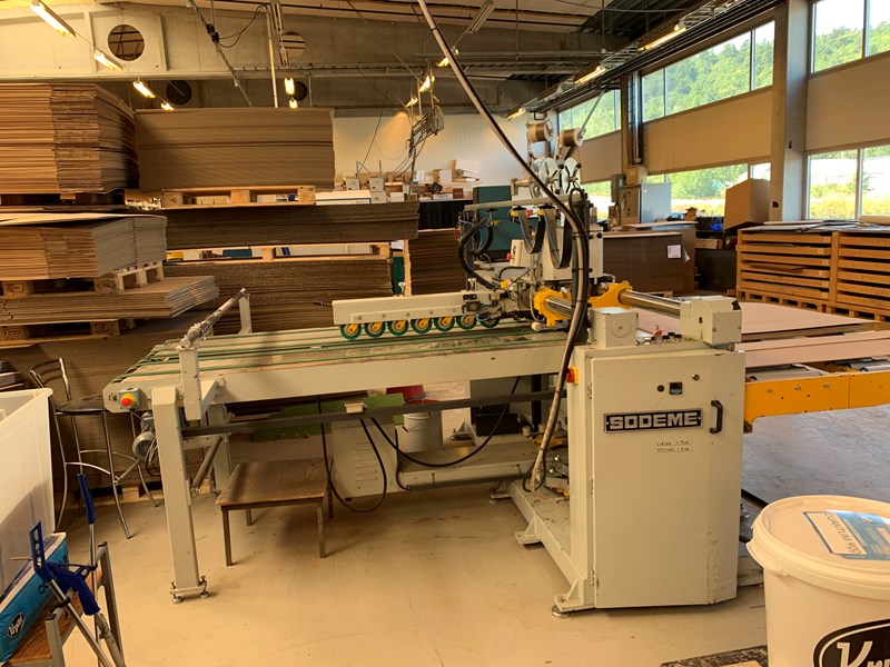 Used Sodeme OSCIL 4000 Stitcher/Gluer machine for Cardboard boxes year ...