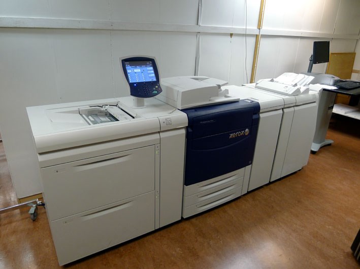 Used Xerox 770 EX Pro with Finisher Unit with Booklet Maker year 2012 ...