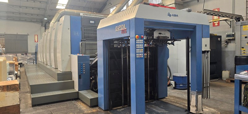 5 color Used KBA Rapida 105-5+L SAPC ALV2 CX year 2016 with UV | PressCity