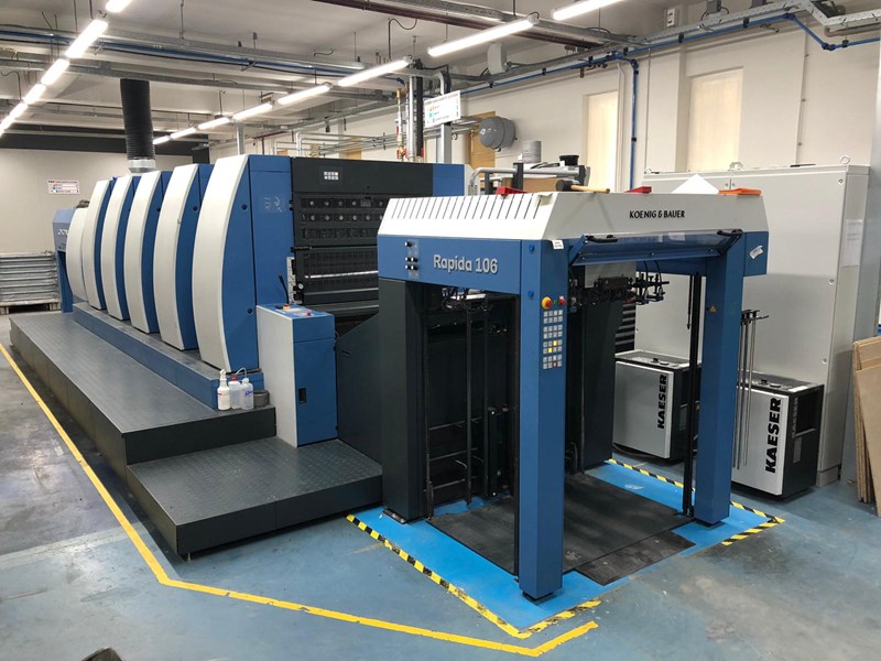 5 color Used KBA Rapida 106-5 LED UV year 2018 with UV | PressCity