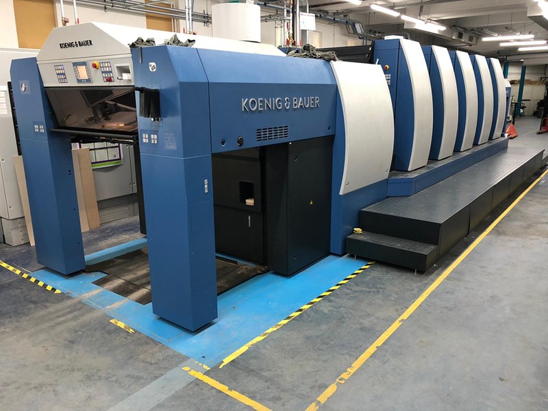 5 color Used KBA Rapida 106-5 LED UV year 2018 with UV | PressCity