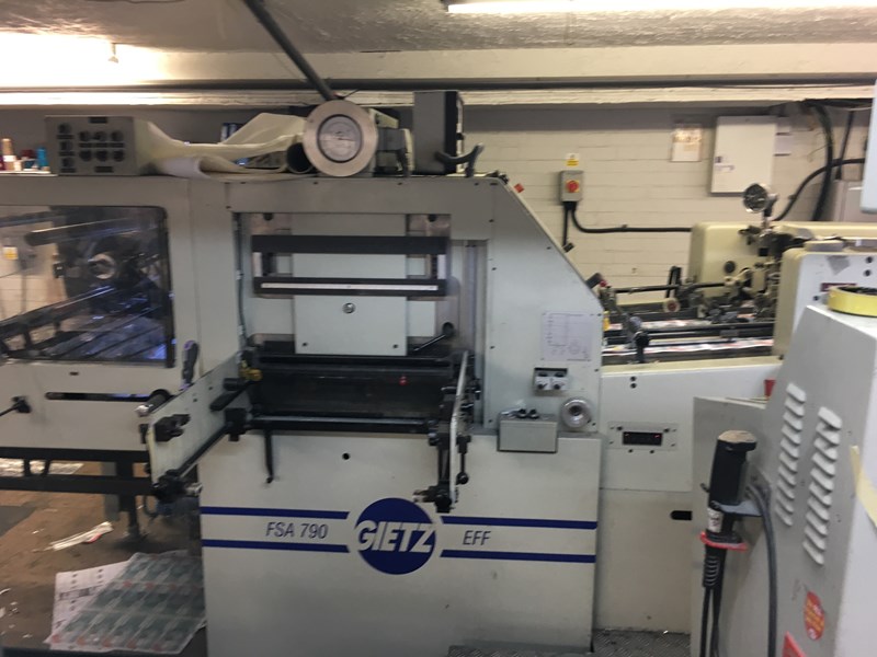 Used GEITZ 790 FOILING MACHINE year 1993 | PressCity