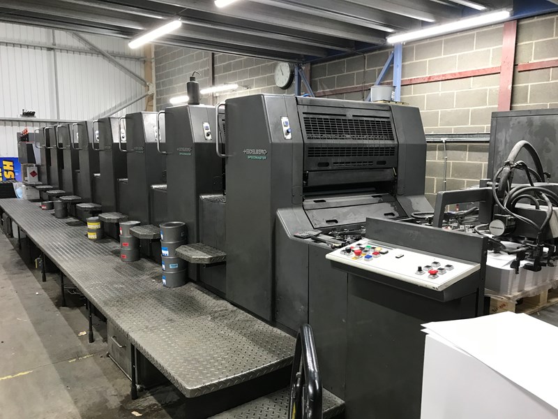 8 color Used HEIDELBERG SPEEDMASTER 74-8P5 year 1999 | PressCity