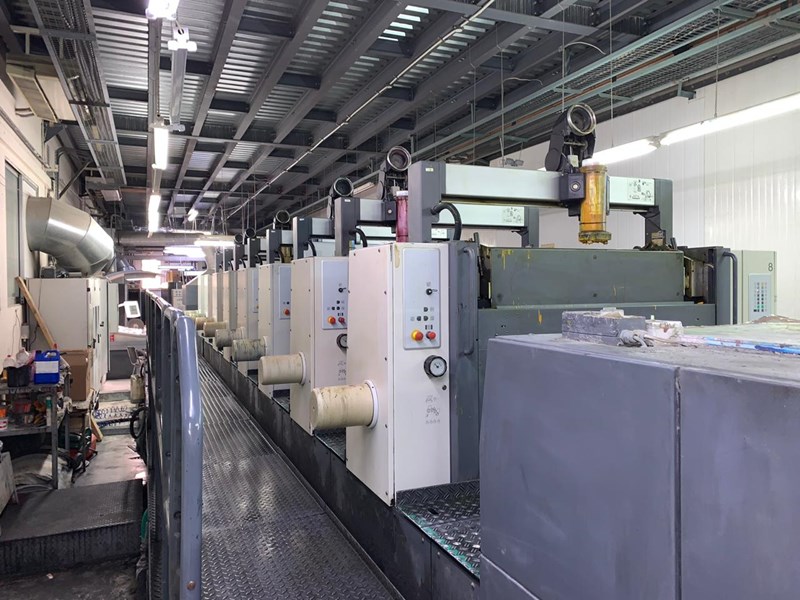 8 color Used Man Roland R 708P Hi Print year 2007 | PressCity