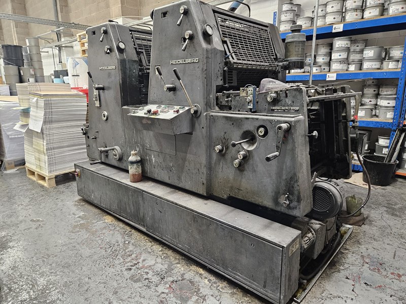 2 color Used HEIDELBERG GTOZ 52 year 1990 | PressCity