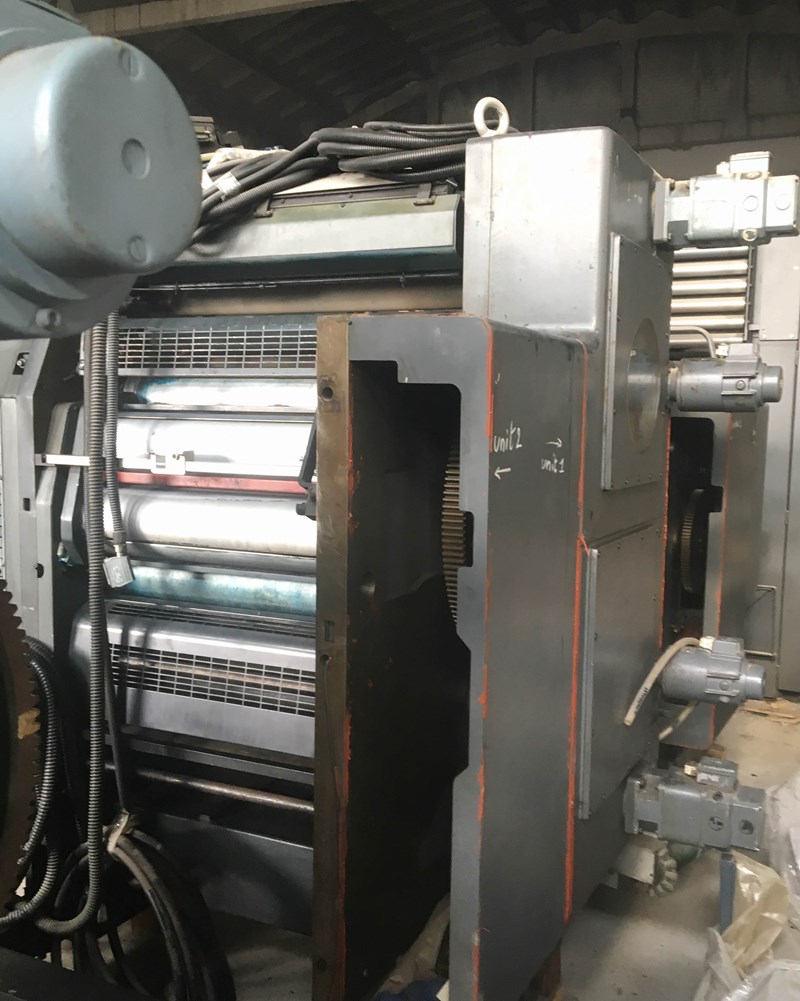 Used Heidelberg WEB 16 printing units folder and parts | PressCity