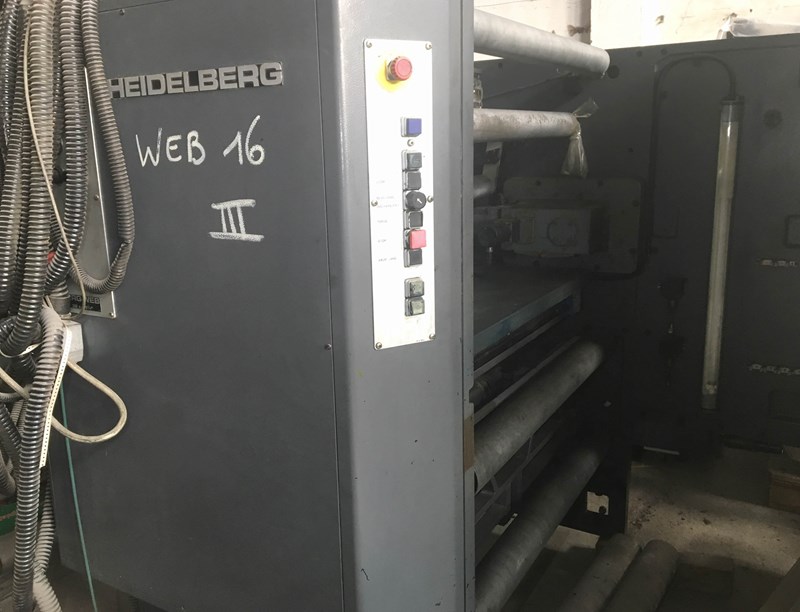 Used Heidelberg WEB 16 printing units folder and parts | PressCity
