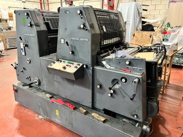 2 color Used Heidelberg GTO 52-2 year 1986 | PressCity