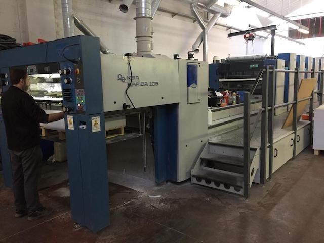 5 color Used KBA Rapida 105-5 + L CX year 2003 | PressCity