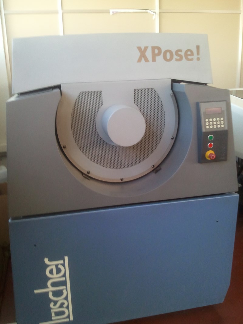Used SISTEM CTP LUSCHER XPOSE 130 LASER AGE 2004 WITH PLATE EXPOSER ...
