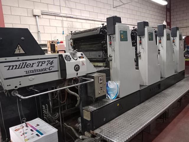 4 color Used Miller TP74-4 year 1988 | PressCity