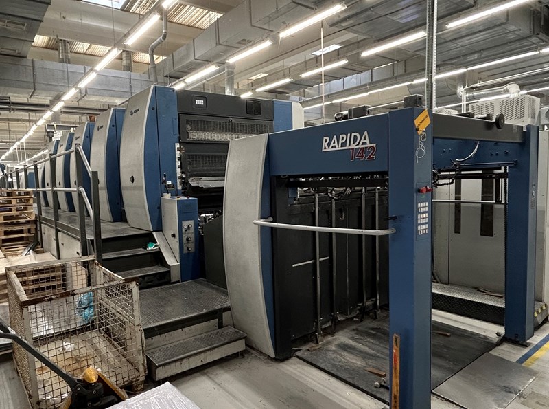 5 color Used KBA Rapida 142-5+L ALV3 year 2006 | PressCity