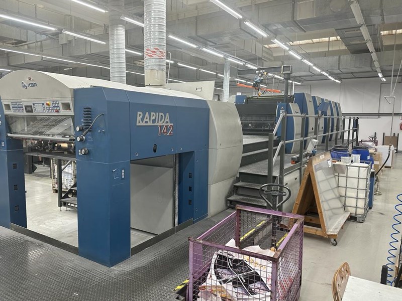 5 color Used KBA Rapida 142-5+L ALV3 year 2006 | PressCity