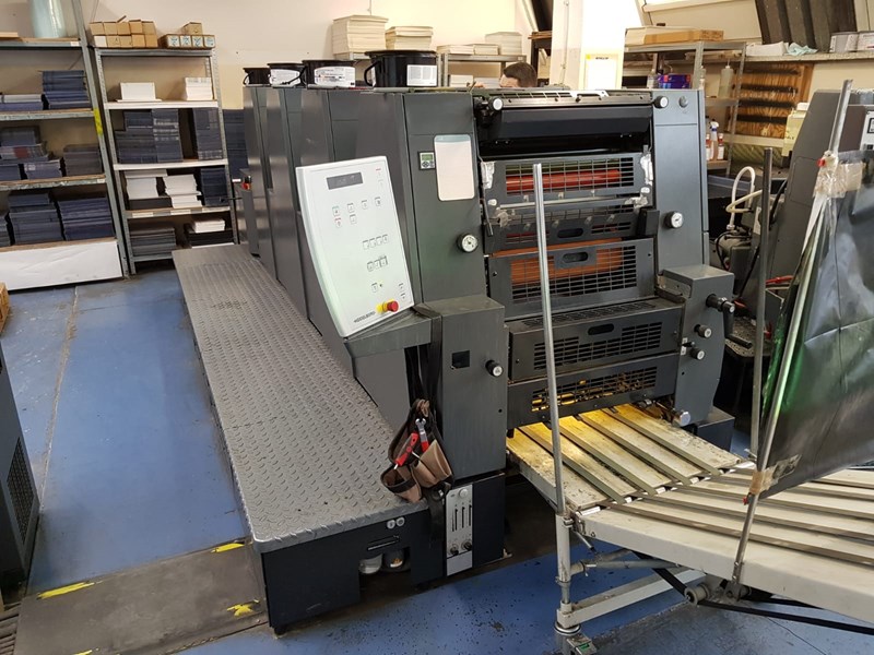 4 color Used GTO PM 52-4 UV version year 2005 with UV | PressCity