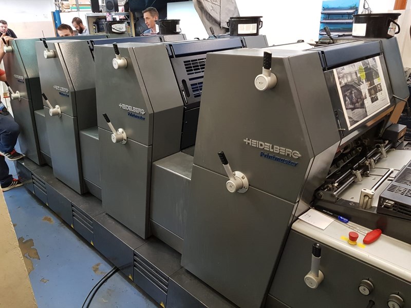 4 color Used Heidelberg GTO 52-4 UV Version year 2005 with UV | PressCity