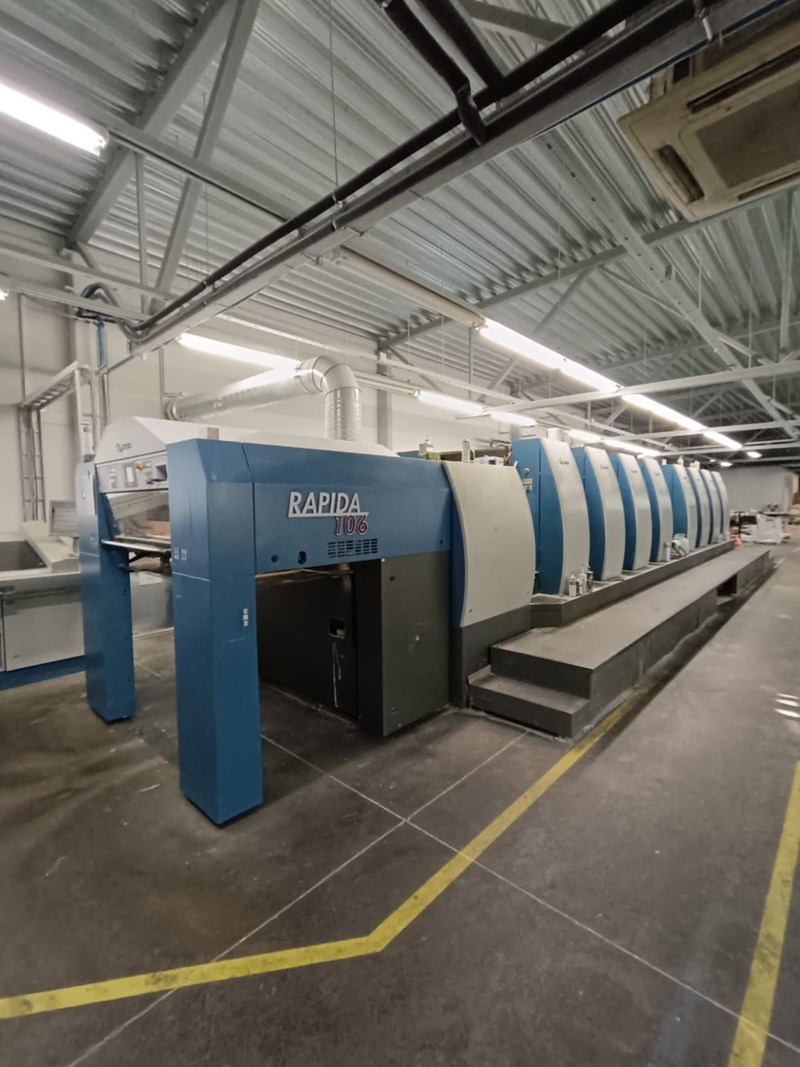 8 color Used KBA RAPIDA 106-SIS-8 SW4 FAPC year 2012 | PressCity