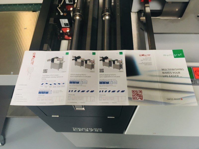 Used Multigraf Touchline CP375 DUO & TCF375 - Creasing, Perforating ...