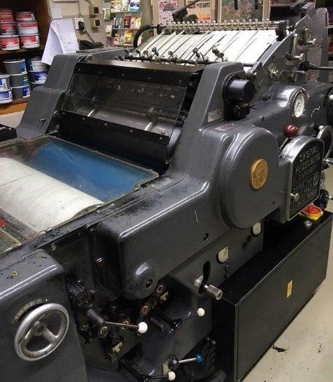 1 color Used Heidelberg KORD 64, grey model year 1977 | PressCity