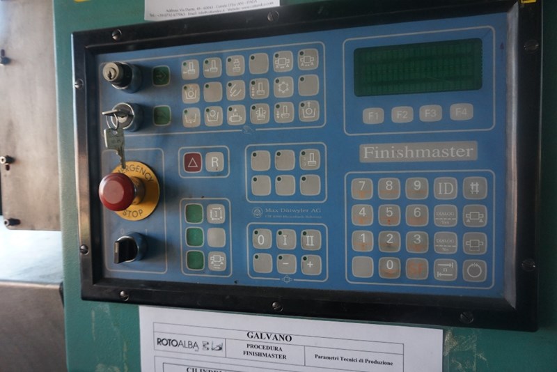 Used MDC-Max Dätwyler AG Finishmaster Type FM-J27CREKR80 Cylinder ...