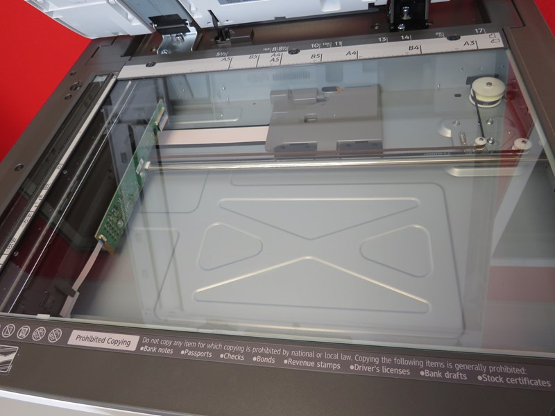 Used 2019 Ricoh IM C5500 Full Colour Multifunctional All-in-One Printer ...