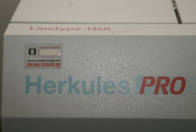 Used Linotype-Hell Hercules Pro | PressCity
