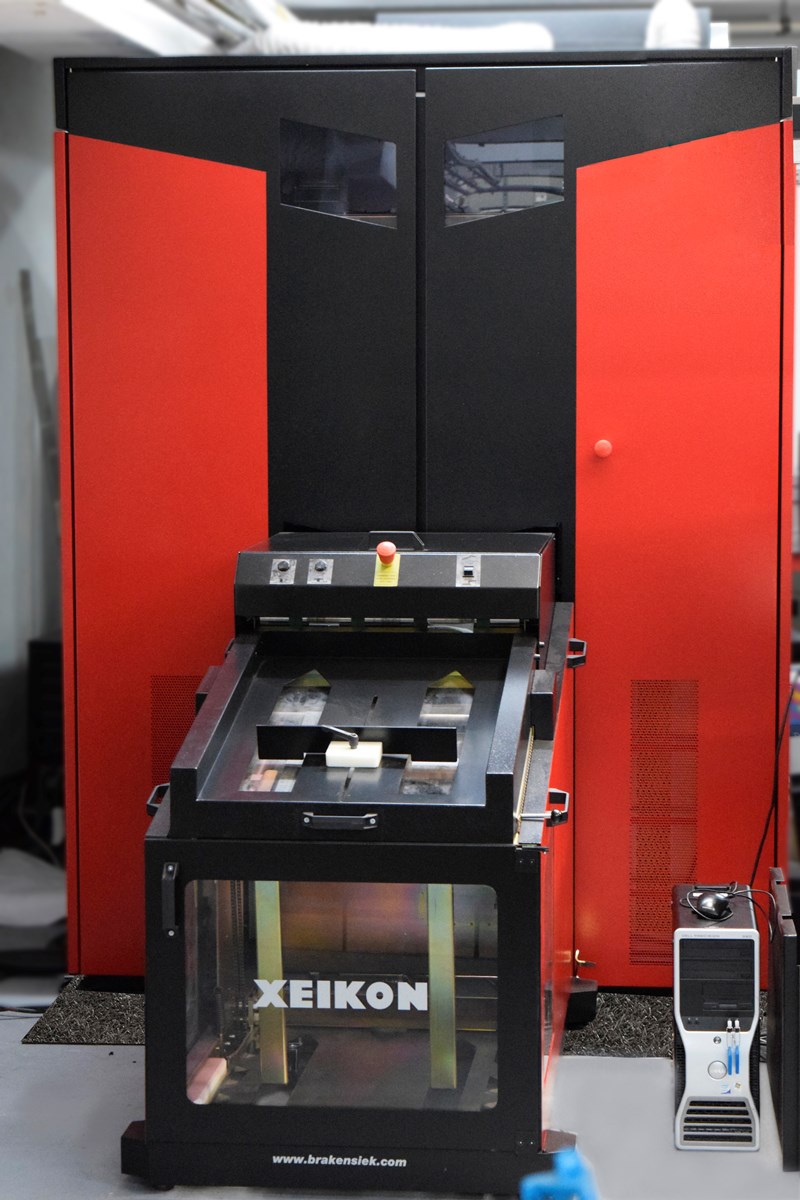 Used Xeikon Digital Color Press - 500mm Rollenbreite - Front End ...