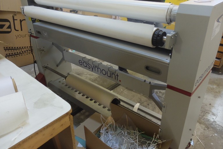Used Easymount 1600 Hot Roll Laminator Year 2007 Presscity
