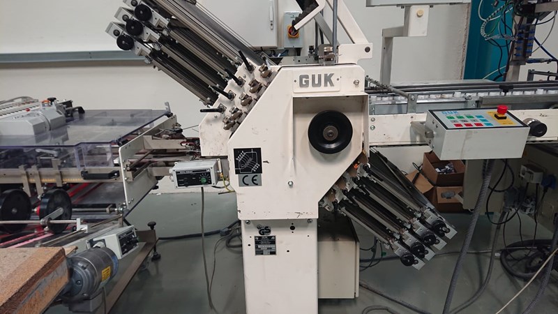 Used GUK FA 74 8 Z RT 52 Multi Mailing Folding Machine year 2005 ...