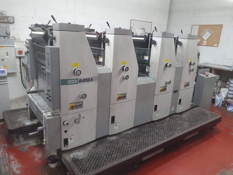 4 color Used Hamada B452A-1 Four Colour Offset Press year 2003 | PressCity