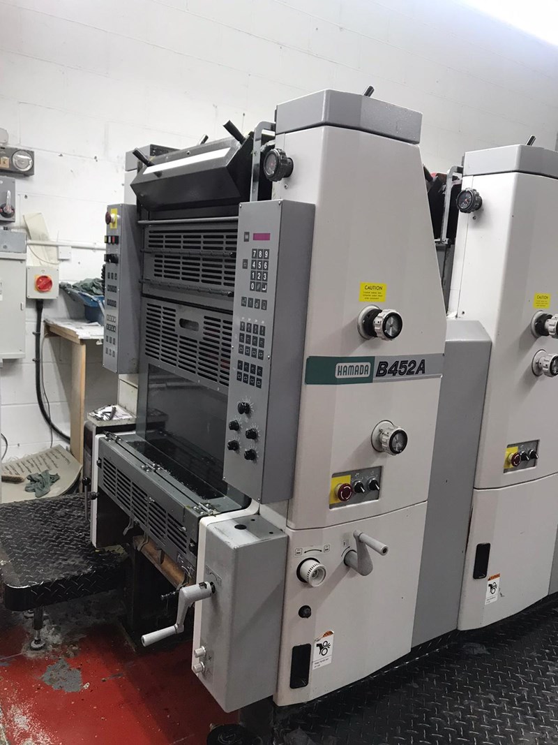 4 color Used Hamada B452A-1 Four Colour Offset Press year 2003 | PressCity