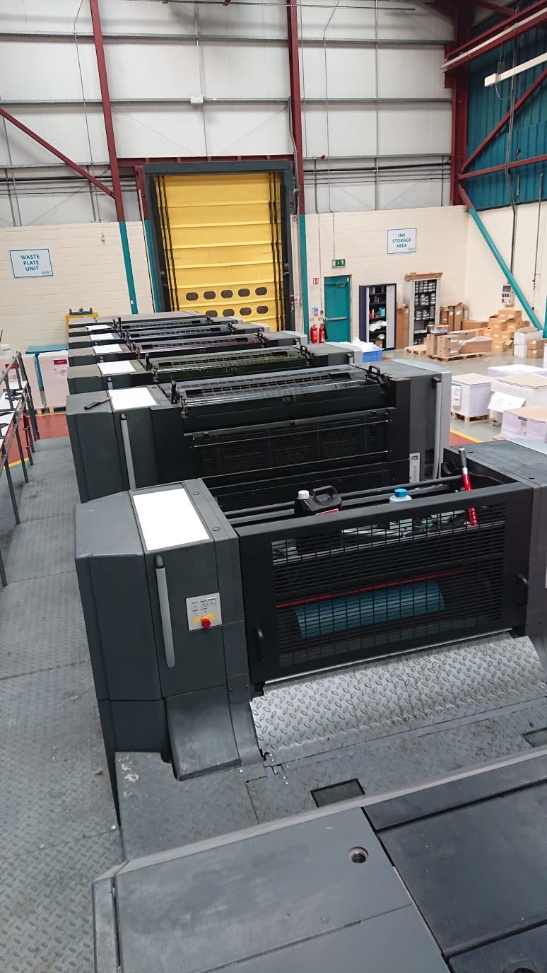5 color Used Heidelberg CX 102 5 + LX Five Colour Offset Press year ...