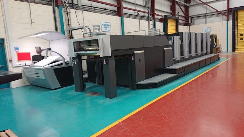 5 color Used Heidelberg CX 102 5 + LX Five Colour Offset Press year ...